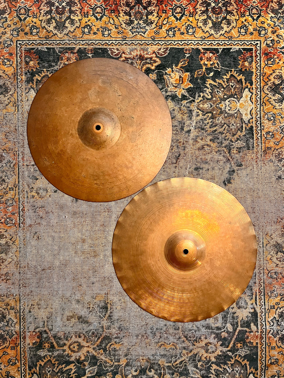 VINTAGE PAISTE 2002 SOUND EDGE Hihats 14” 1010 1004 g ICONIC! CRISP ...
