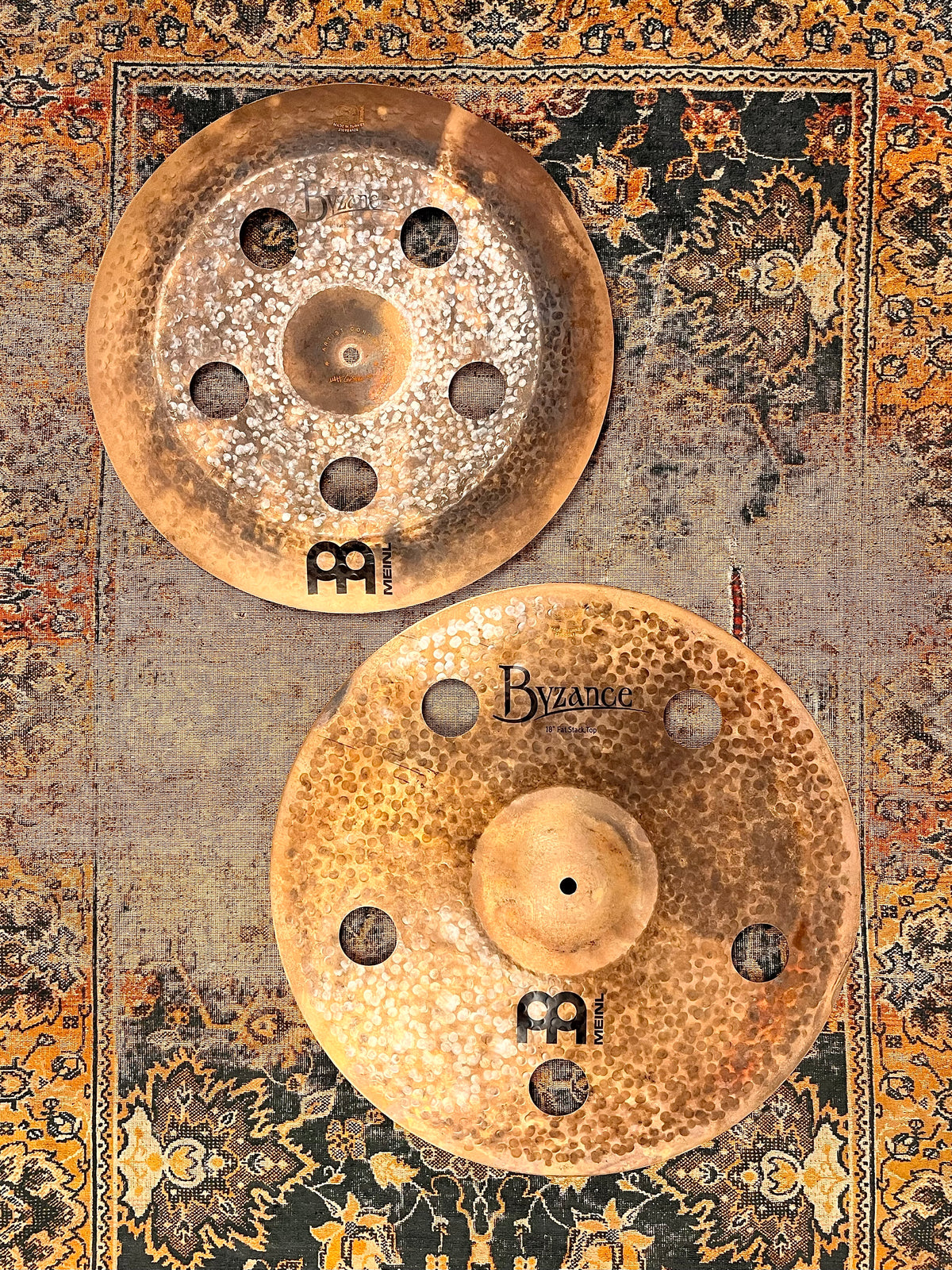 MEINL Byzance FAT STACK MATT GARSKA 18” Over 16” Effects Cymbals weigh ...