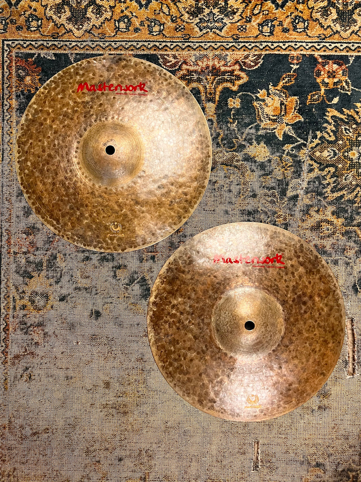 11” Prototype DRY Raw Unlathed Masterwork Splash TURK Hi Hats 312 408 ...